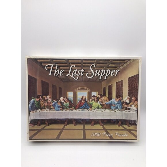 White Mountain | Toys | Vintage Puzzle The Last Supper Jesus Christian ...